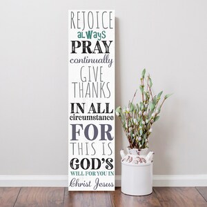 36in Christian Motivational Wooden Porch Sign Inspirational - Etsy