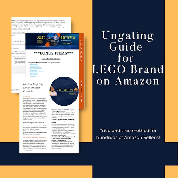 Guide for Ungated LEGO Products on Amazon How to Guide for - Etsy