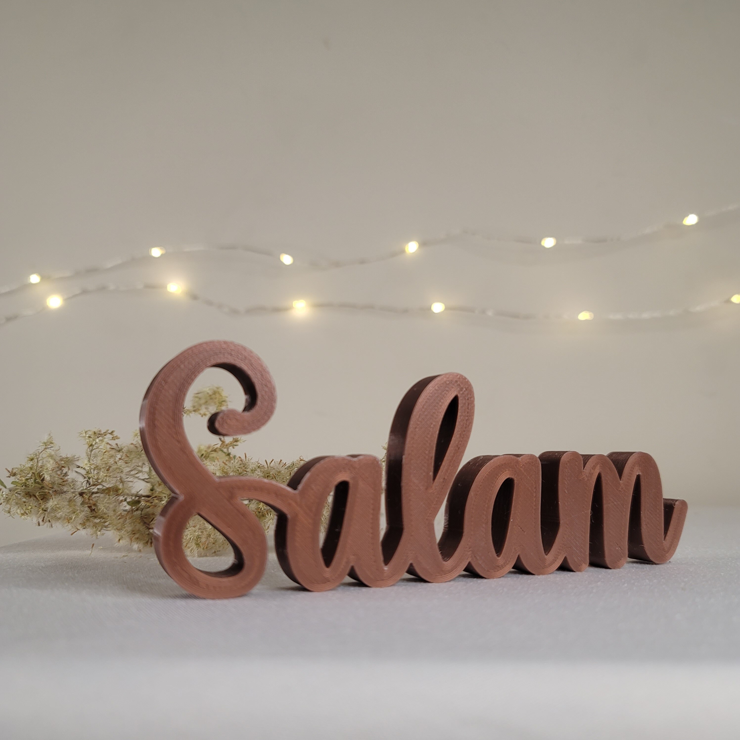 Salam Table Top Sign, السلام عليكم, Salam Sign, Arabic Islamic Decor ...