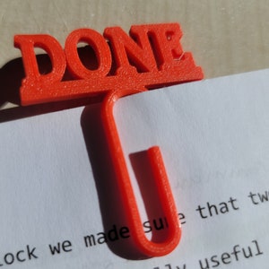 Paper Clip Personalized / Customized Paper Clip Words for Students ...