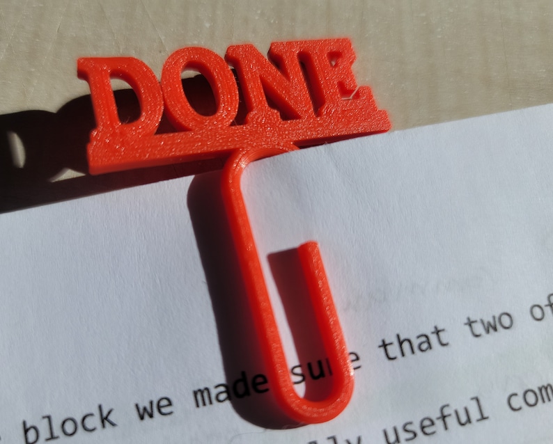 Paper Clip Personalized / Customized Paper Clip Words for Students ...