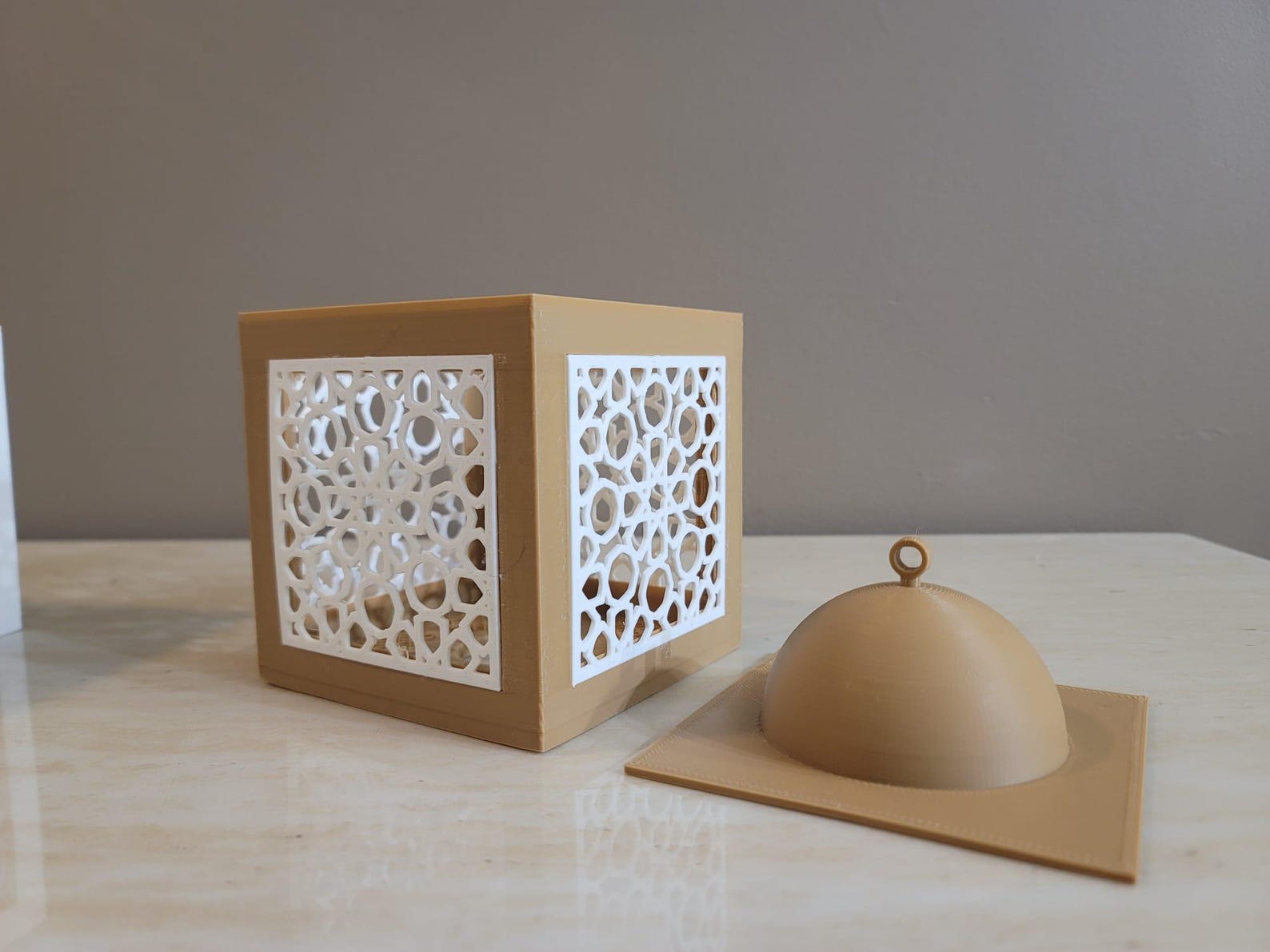 Masjid 3D Lantern Box, Minaret Lantern, Ramadan Decor, Mosque Lantern ...