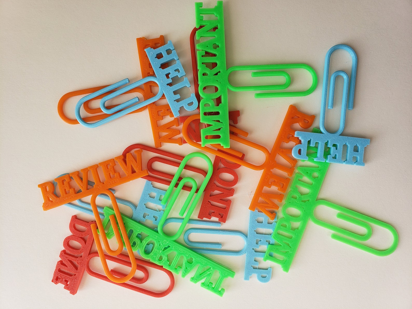Paper Clip Personalized / Customized Paper Clip Words for - Etsy