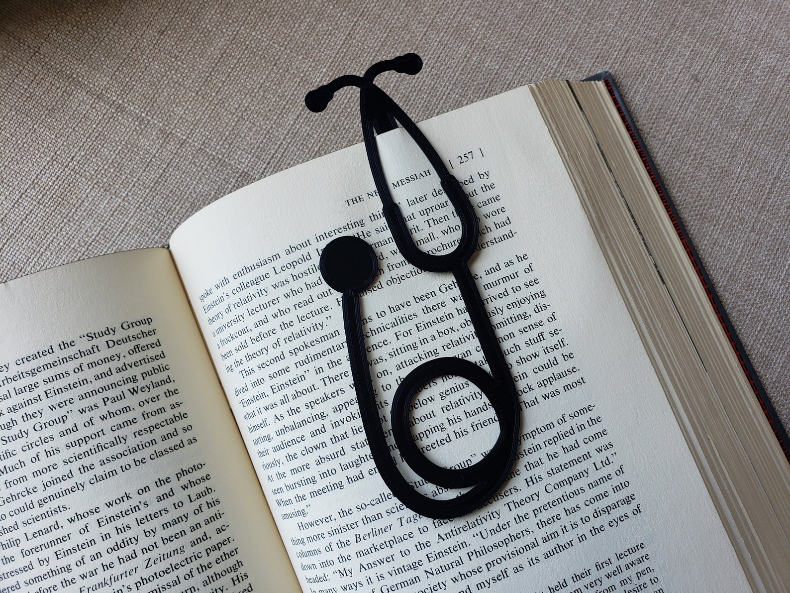 Nurse Bookmark Stethoscope Custom Doctor Career Bookmark 3d - Etsy