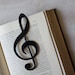 Music Note Bookmark 3d Printed, 3D Printing Custom Musical Bookmark ...
