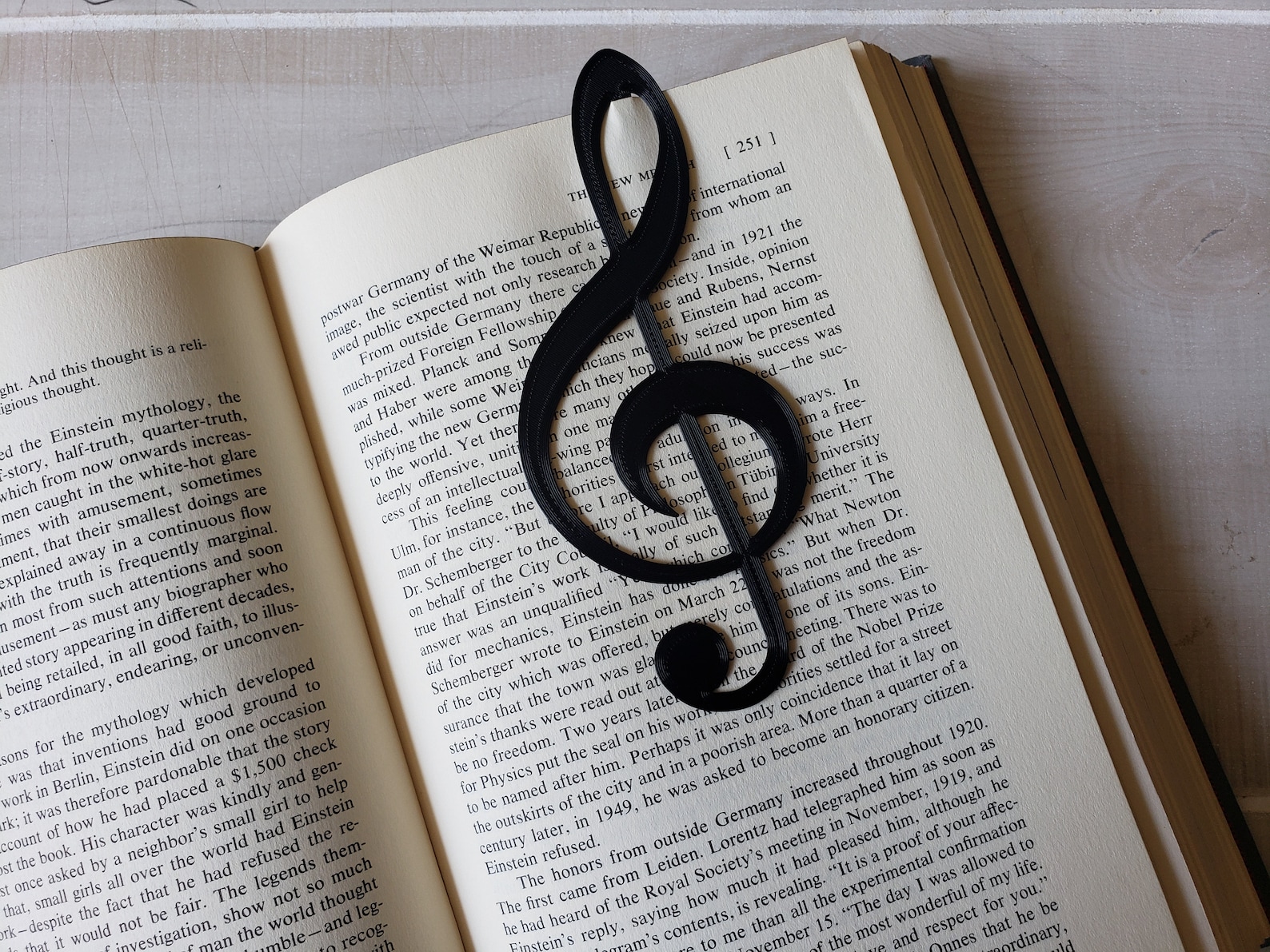 Music Note Bookmark 3d Printed, 3D Printing Custom Musical Bookmark ...