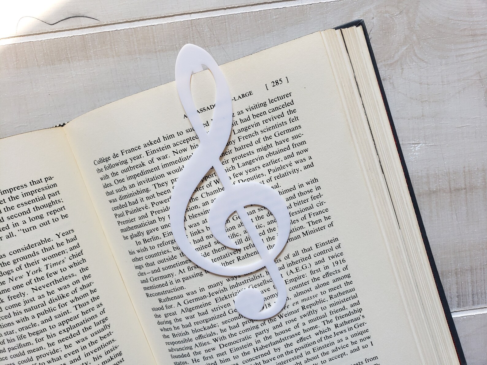 Music Note Bookmark 3d Printed, 3D Printing Custom Musical Bookmark ...