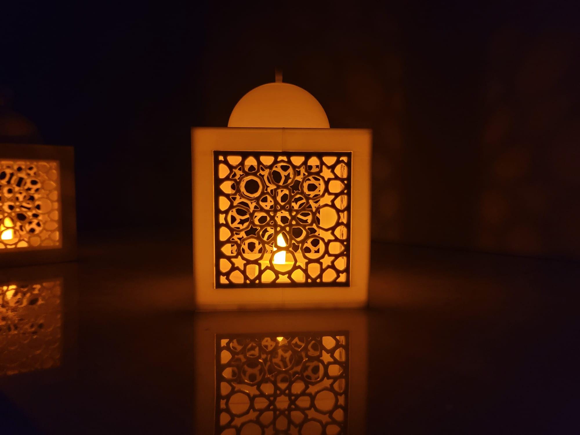 Masjid 3D Lantern Box, Minaret Lantern, Ramadan Decor, Mosque Lantern ...