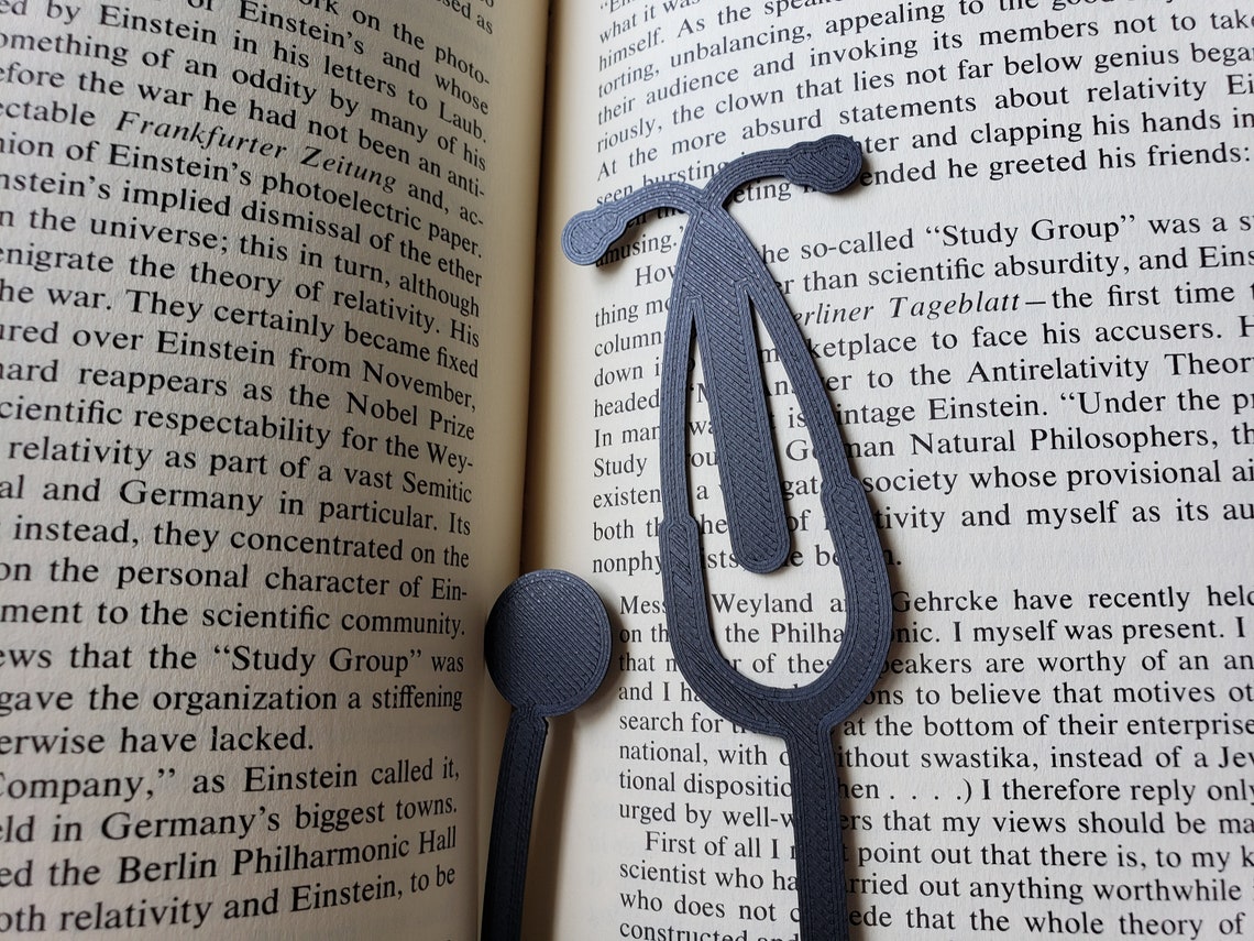 Nurse Bookmark Stethoscope Custom Doctor Career Bookmark 3d - Etsy
