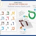 Hebrew Alphabet Letters Flash Cards / Alef - Bet Colorful Printable PDF ...