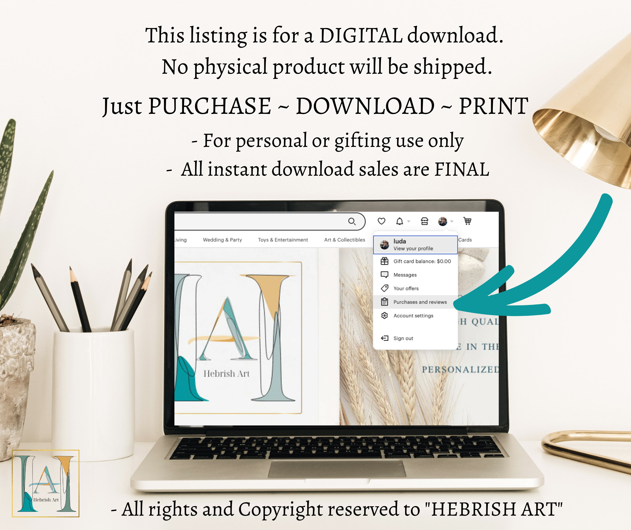 Hebrew Alphabet Letters Writing/tracing Practice, Alef - Bet Script ...