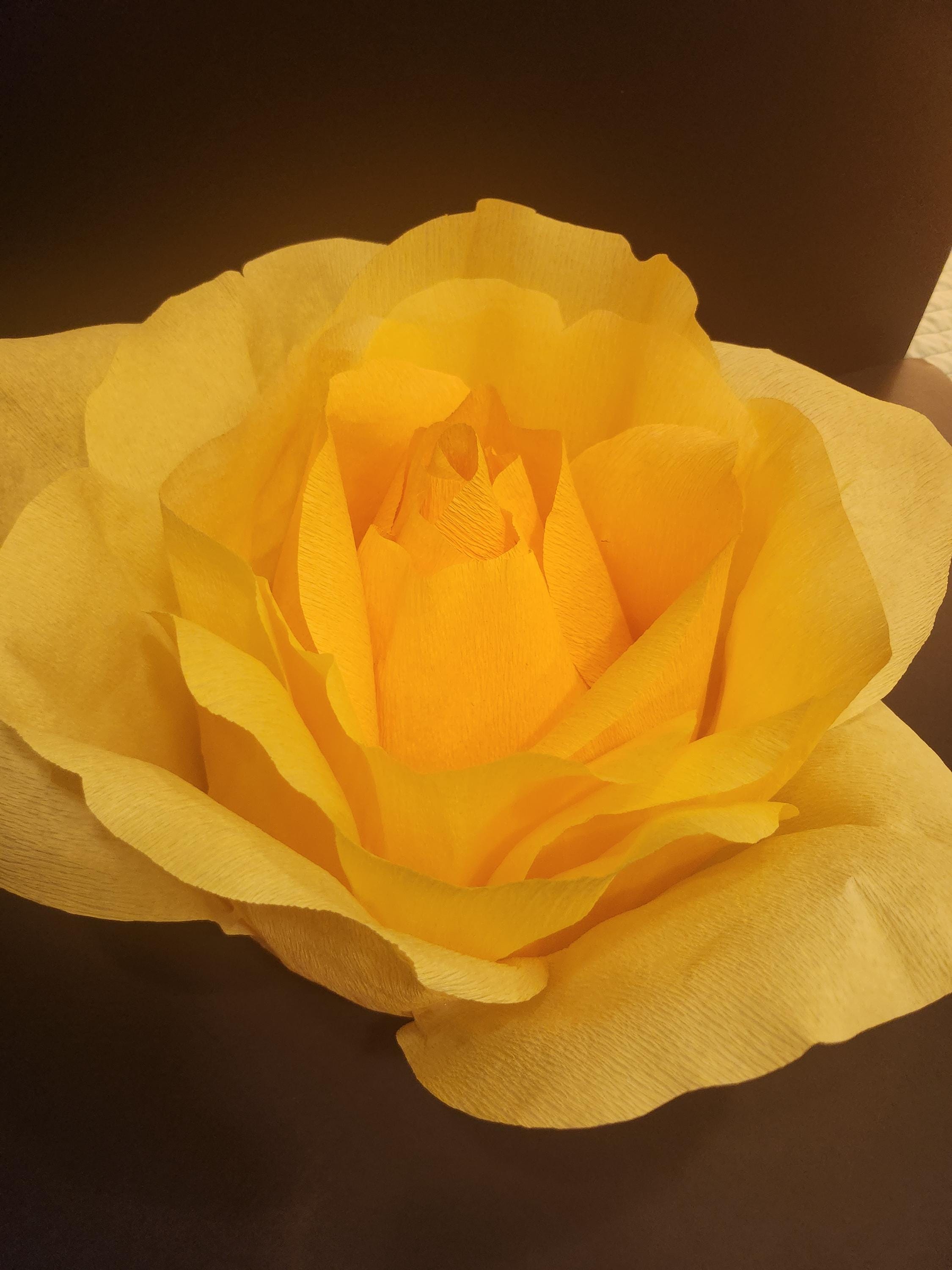 Large Paper Flowers – Oversized Crepe or Cardstock Wall Decor in Custom ...