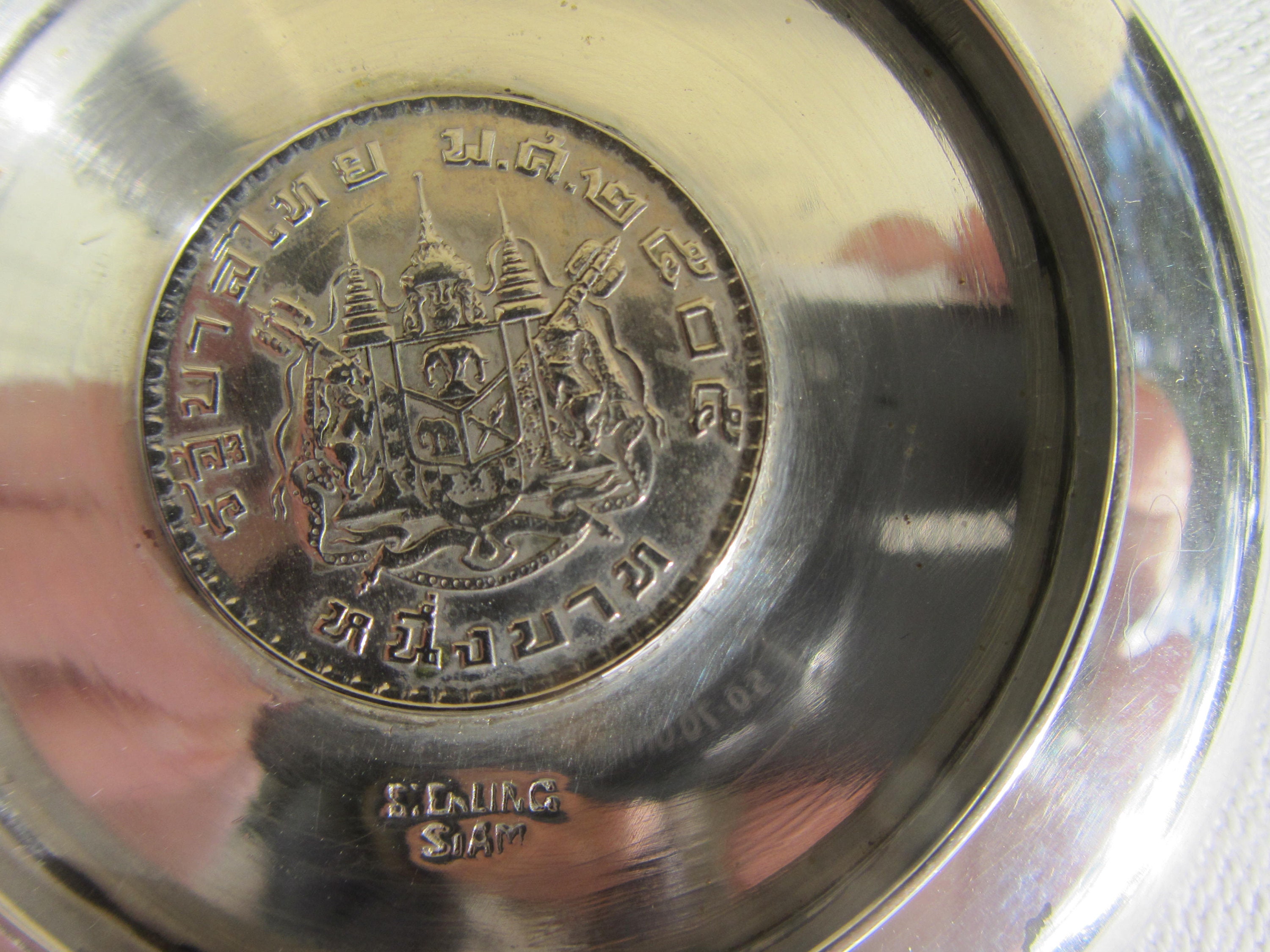 Rare Pair of Small Sterling Silver Coin Dishes Marked Sterling - Etsy ...