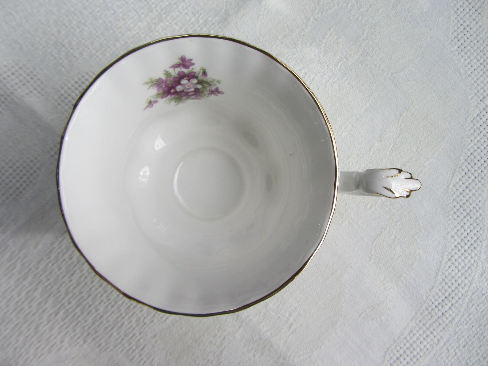 Royal Albert Sweet Violets Tea Cup Trio, Vintage English Bone China Cup, Saucer and Tea Plate ...