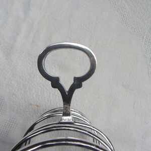 Large Antique Victorian Walker and Hall Toast Rack, Six Slice. Napkin ...