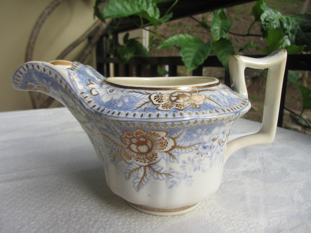 Rare Early 1800s Bone China Pap Boat, Invalid Feeder, Jug, Pitcher. Ref ...