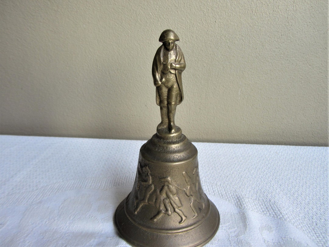 Brass Napoleon Bell, Table Bell, Servants Bell. Vintage French Novelty ...
