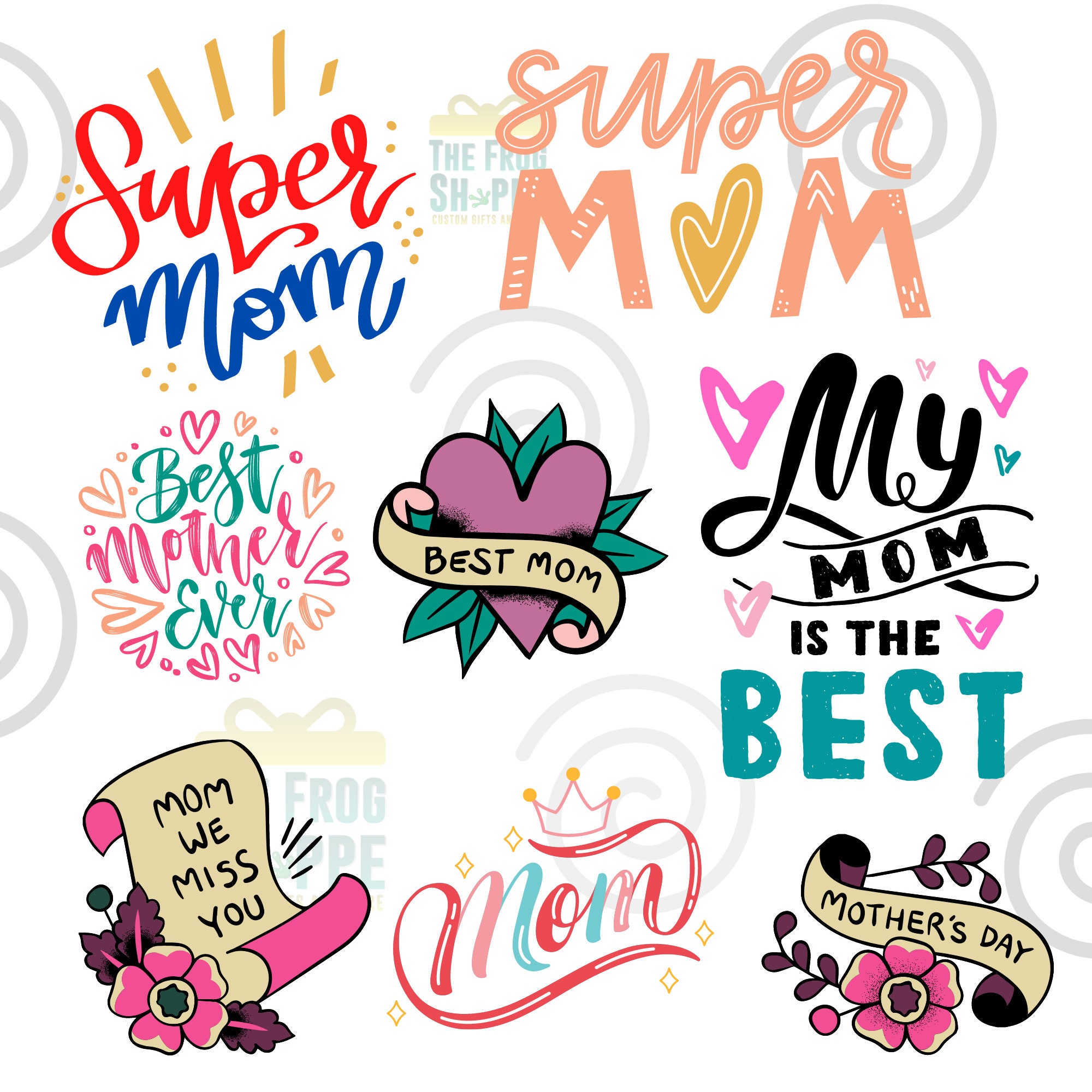 Mother's Day SVG Bundle Svg Files for Cricut Svg Files Svg - Etsy