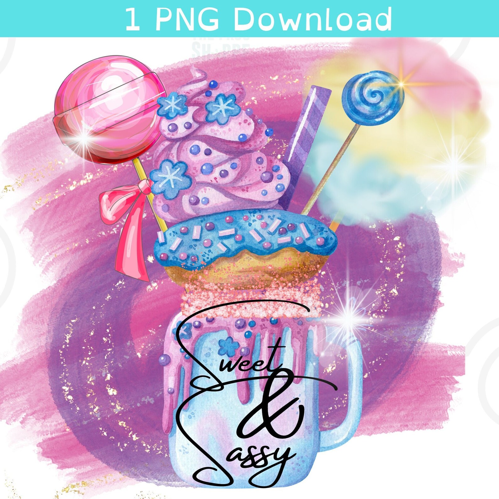 Sweet and Sassy Svg, Candy Svg, Cricut Silhouette Cut File, Instant ...