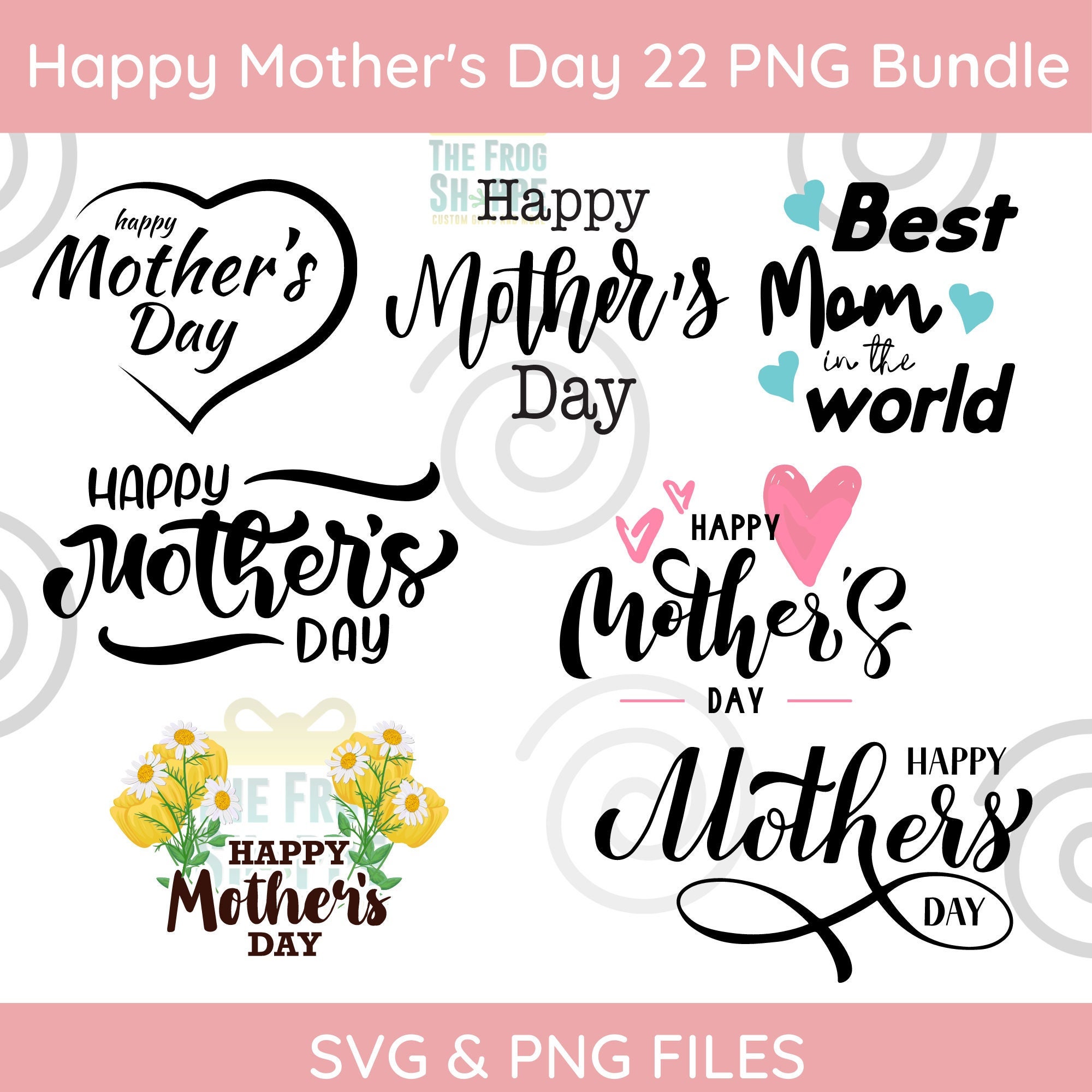 Mother's Day SVG Bundle Svg Files for Cricut Svg Files Svg - Etsy