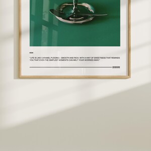 Japanese Pudding Wall Art, Retro Breakfast Print Pudding Poster, Brunch ...