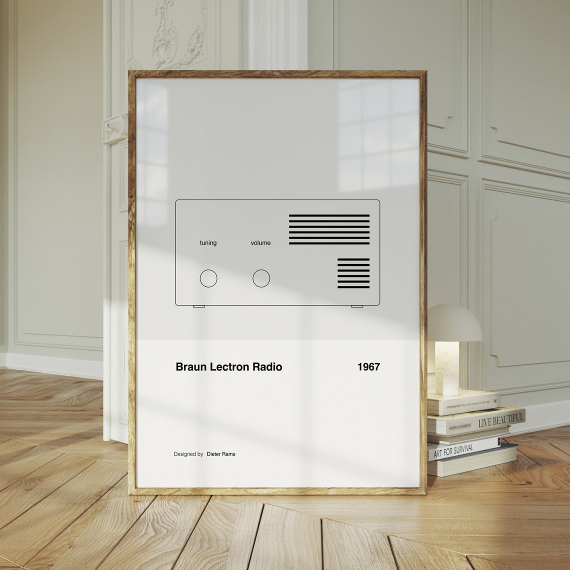 Dieter Rams Braun Lectron Radio Wall Art, Bauhaus Exhibition Poster ...
