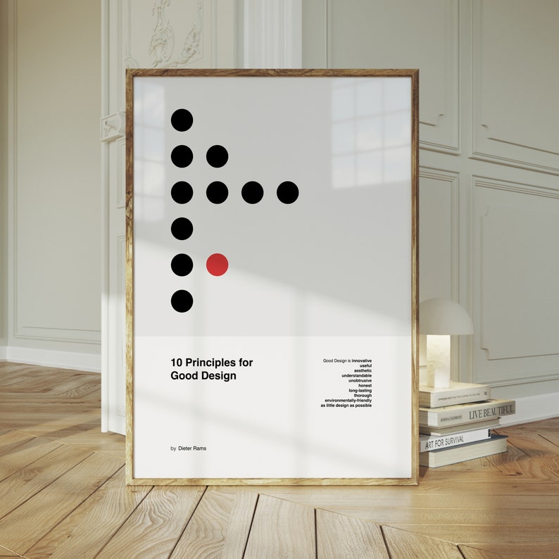 Dieter Rams 10 Principles for Good Design, Bauhaus Exhibition Poster ...