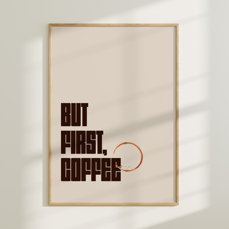 Coffee Print - Etsy