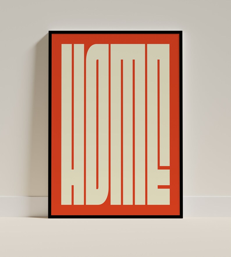 Home Poster, Minimalist Print, Modern Home Design Poster, Simple Wall ...