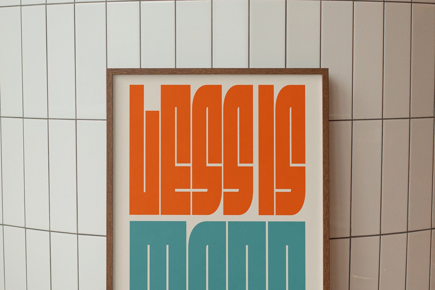 Modern Typography Wall Art, Minimalist Bauhaus Wall Art, Printable ...