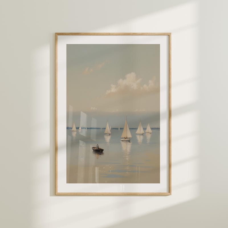 Pastel Sailboat - Etsy