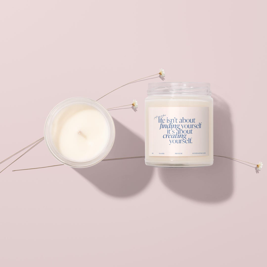 Self Love Soy Candle | Empowering Quote Candle | Scented Candle for ...