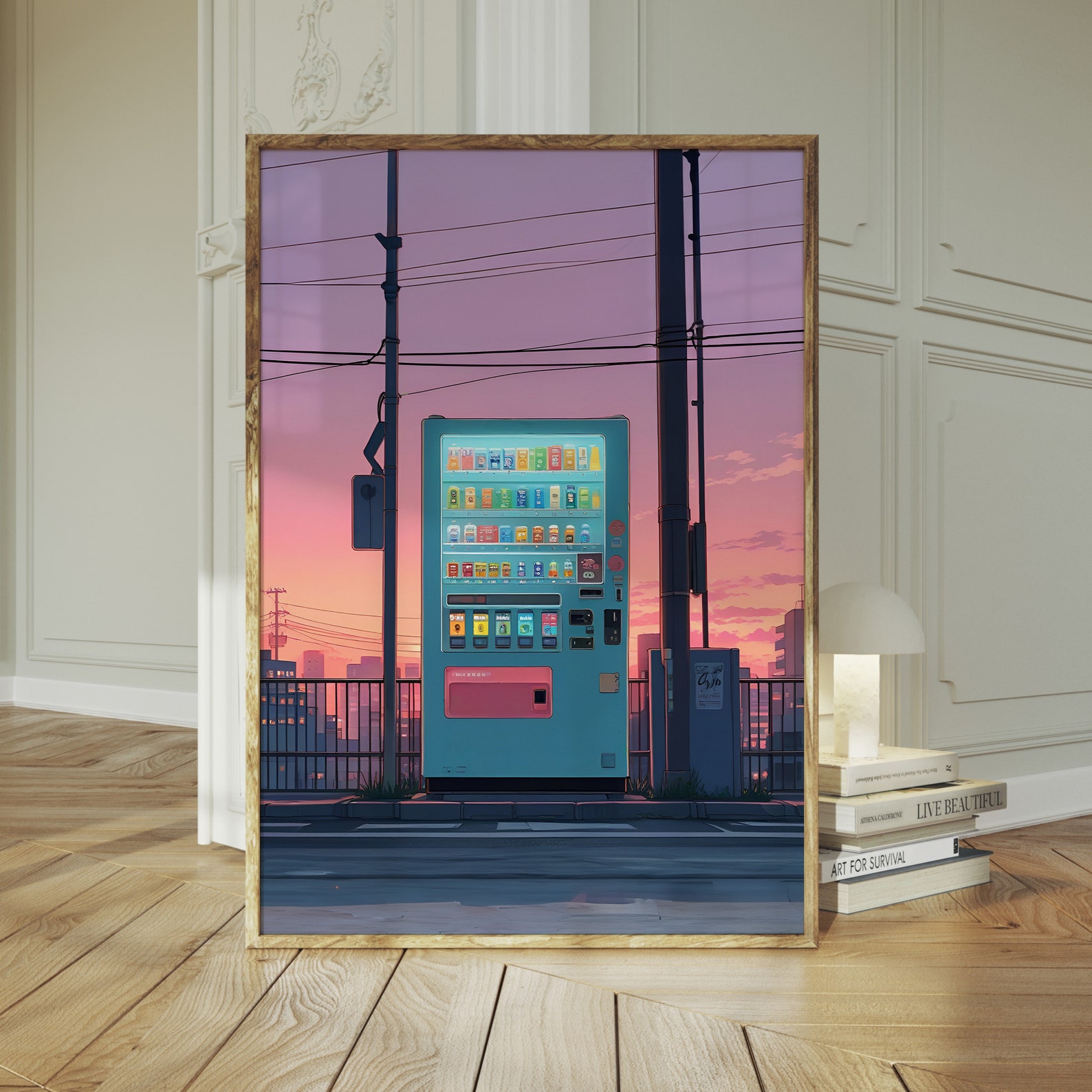 Retro Japanese Vending Machine Art Print (digital Download) - Etsy