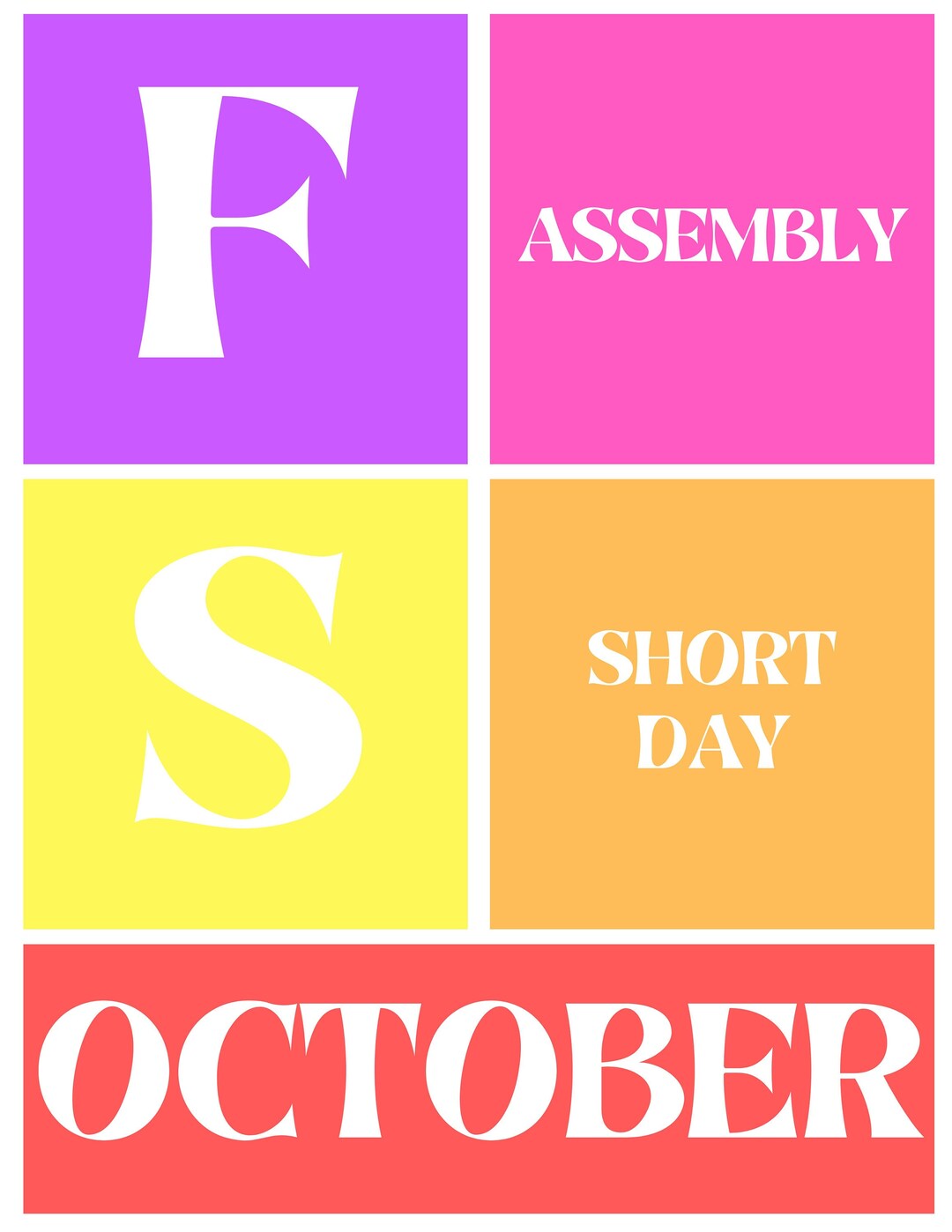 Neon Interchangeable Classroom Calendar Digital Download - Etsy