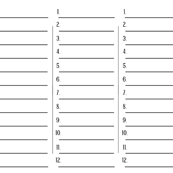 Scattergories Score Sheet - Etsy