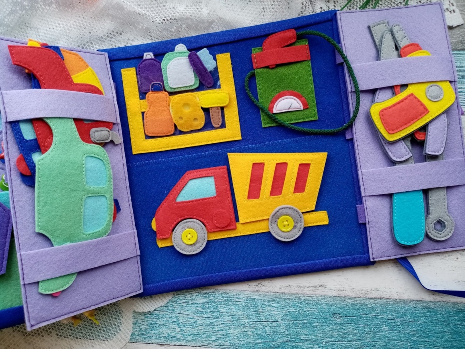 Transport Quiet Book Pattern Felt Book Pattern Pdf Soft - Etsy