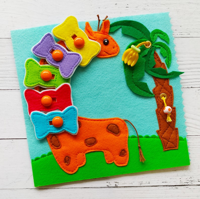 Felt Quiet Book Pattern Pdf , Felt Book Pattern , Soft Sensory Book ...