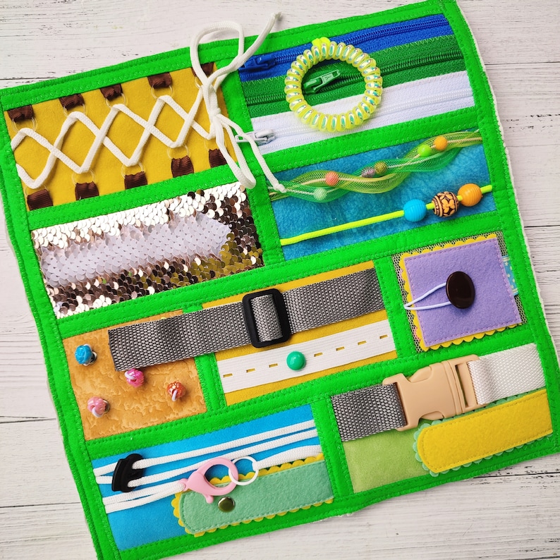 Fidget Blanket Mat Dementia Activities, Fidget Quilt, Baby Sensory ...