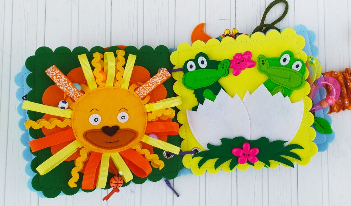 Quiet Book Pattern PDF & Tutorial Pages Felt Book Pattern - Etsy