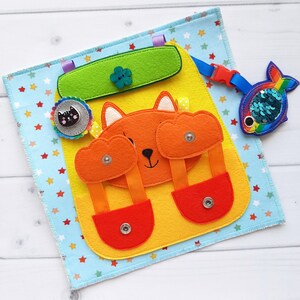 Color Sorting Quiet Book Pattern , Felt Activity Book Pattern Pdf, Soft ...