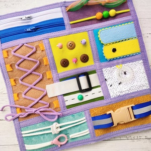 Fidget Blanket Dementia Activities, Fidget Quilt, Baby Sensory Blanket ...