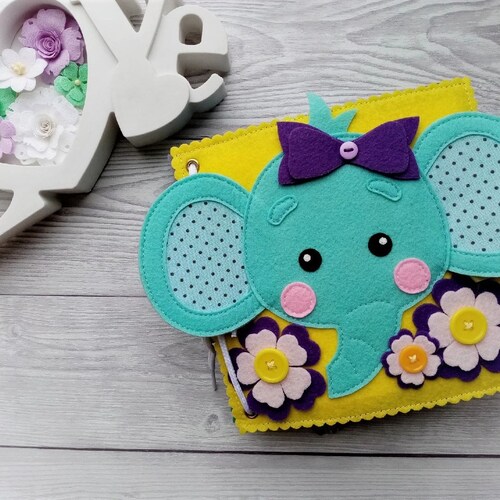 Animals Felt Quiet Book Pattern PDF Felt Activity Book - Etsy