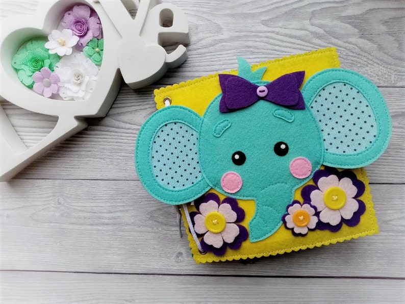 Animals Felt Quiet Book Pattern PDF Felt Activity Book - Etsy