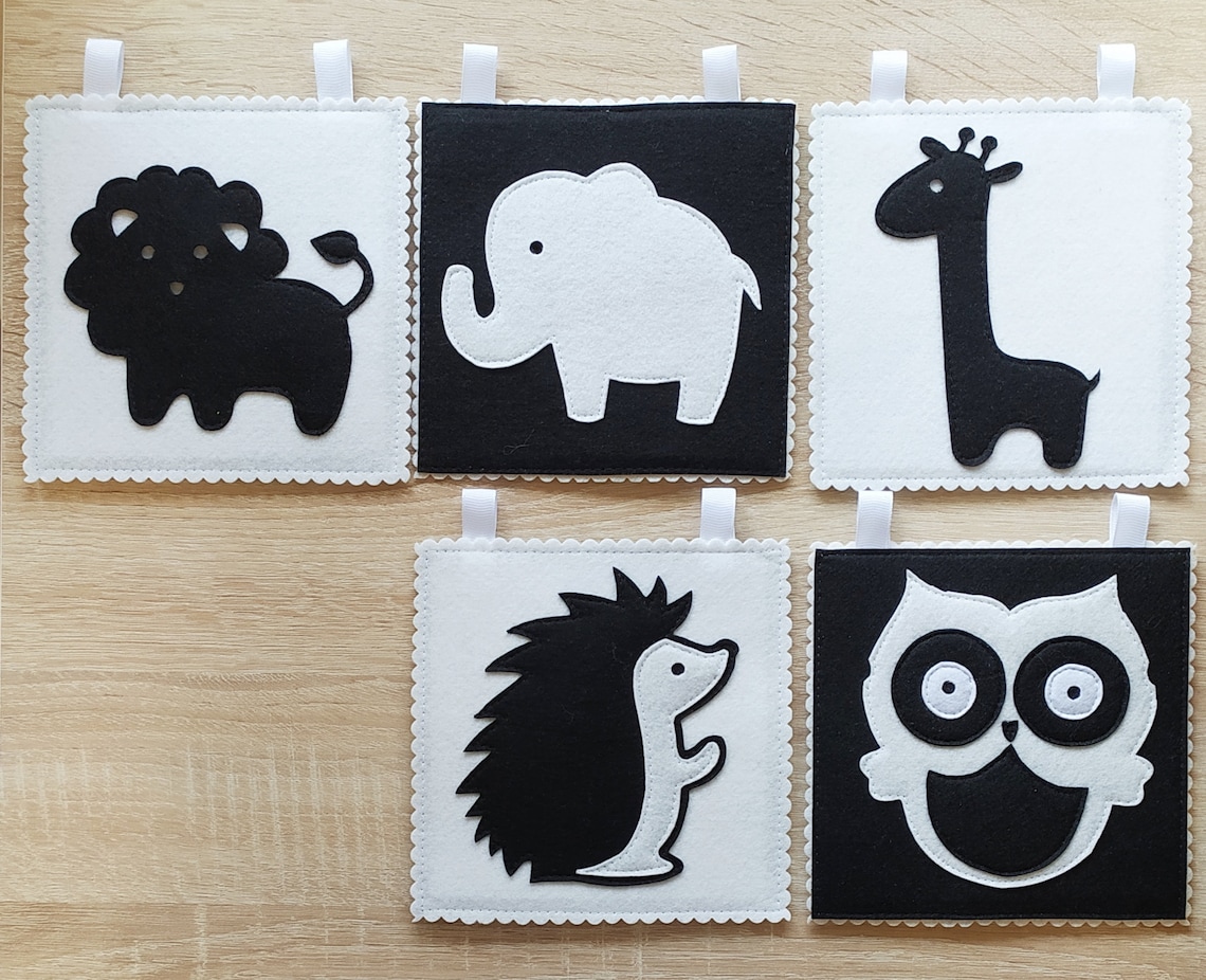 Infant Stimulation Contrasting Pattern High Contrast Quiet - Etsy