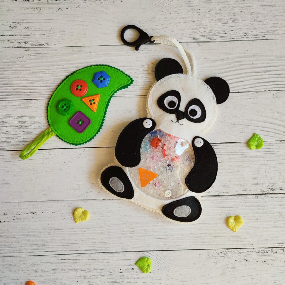 Panda I Spy Bag Pattern & Tutorial, I Spy Game Felt Pattern, Montessori ...