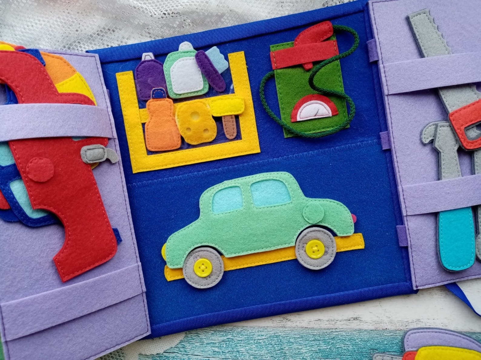Transport Quiet Book Pattern Felt Book Pattern Pdf Soft - Etsy