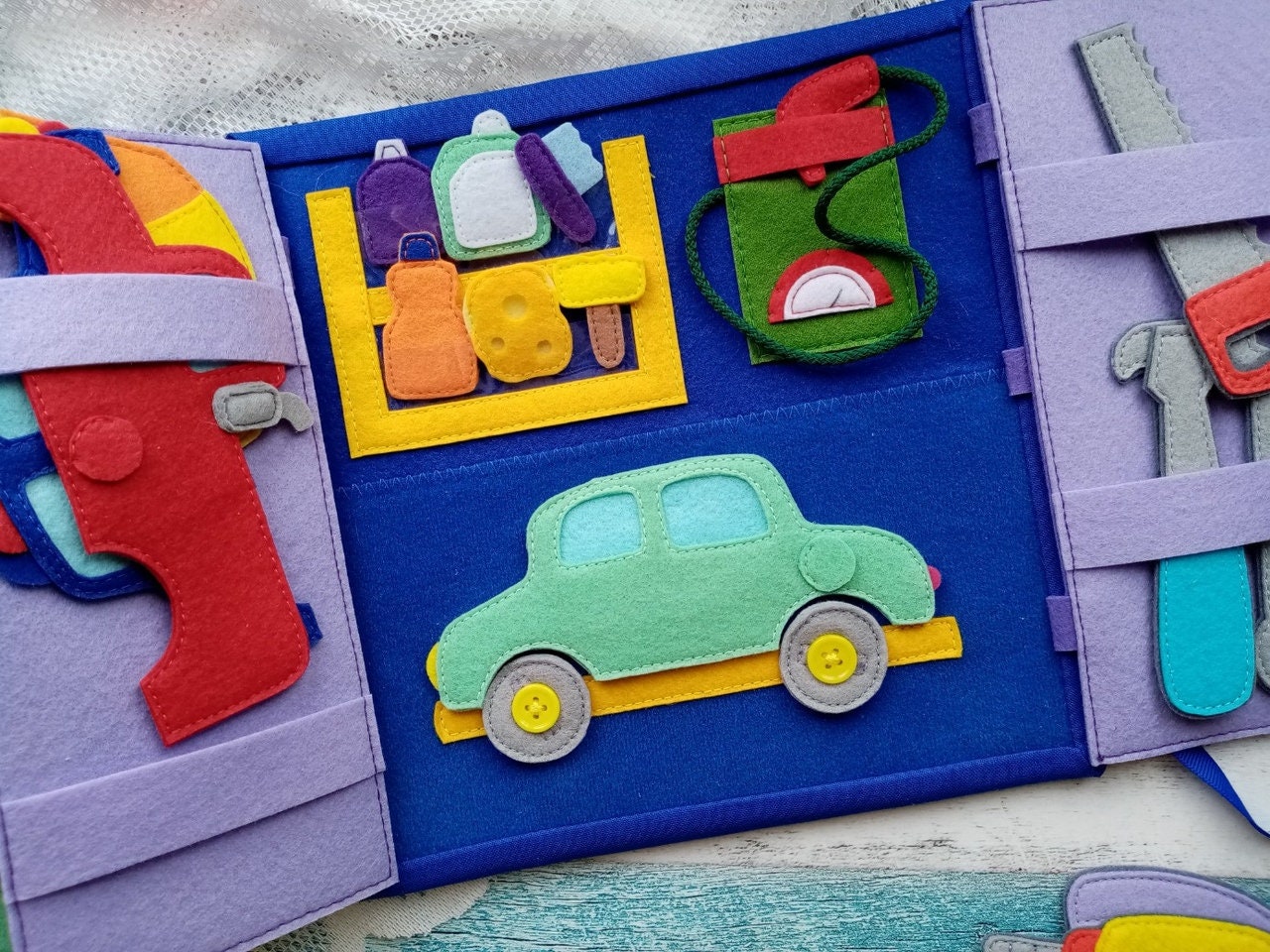 Transport Quiet Book Pattern Felt Book Pattern Pdf Soft - Etsy Canada