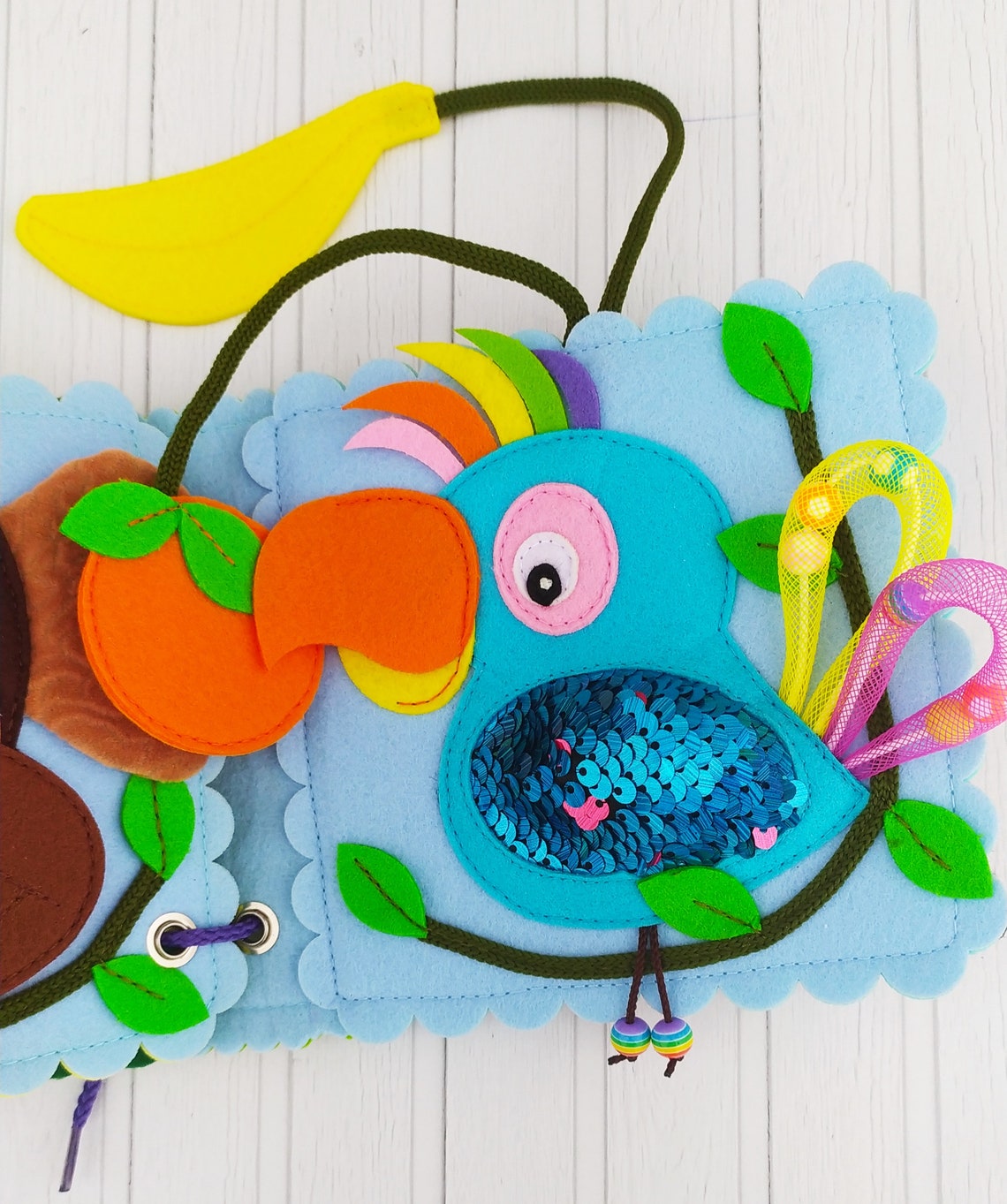 Quiet Book Pattern PDF & Tutorial Pages Felt Book Pattern - Etsy