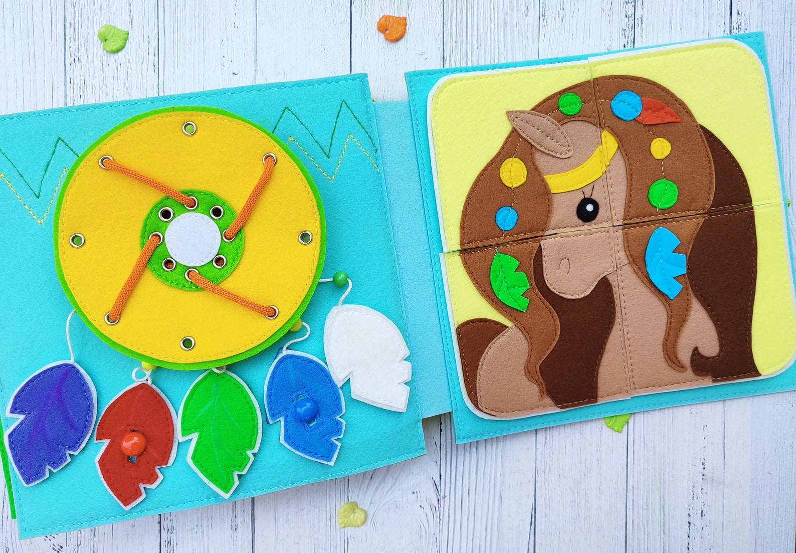 Indians Quiet Book Pattern Felt Activity Book Pattern Pdf - Etsy