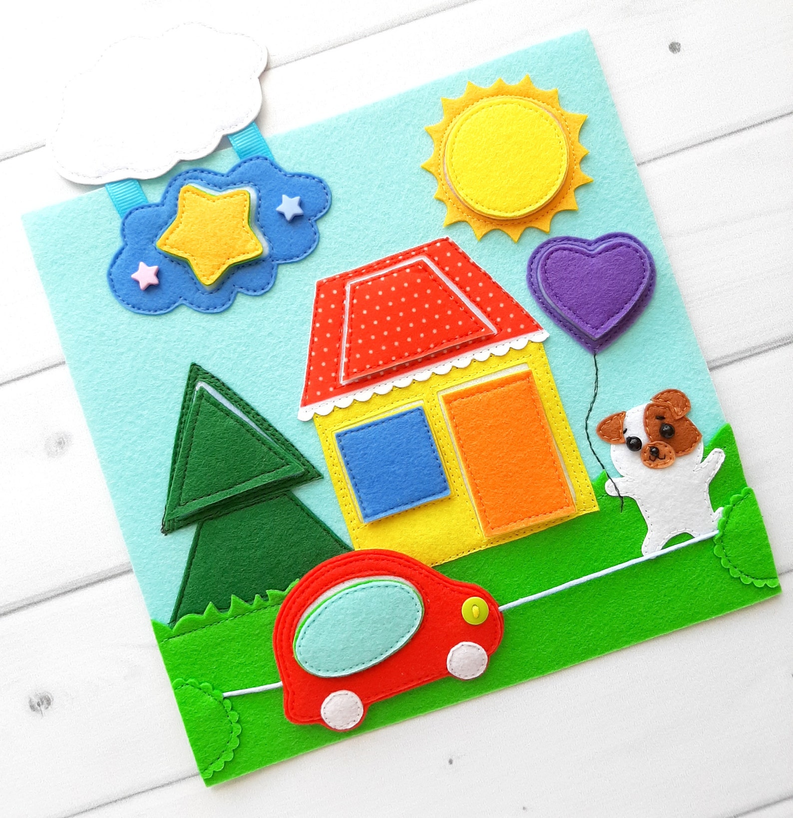 Color Sorting Quiet Book Pattern Pdf Felt Book Pattern Soft | Etsy